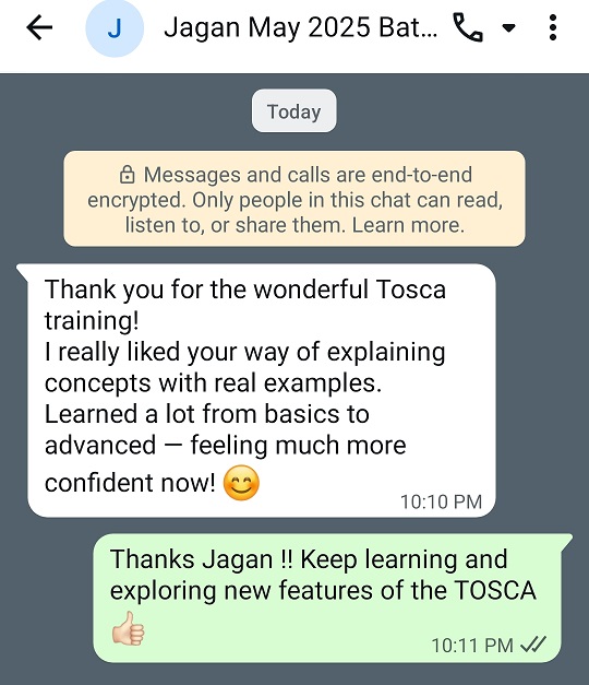 TOSCA Automation Training | Learn Tricentis TOSCA Online